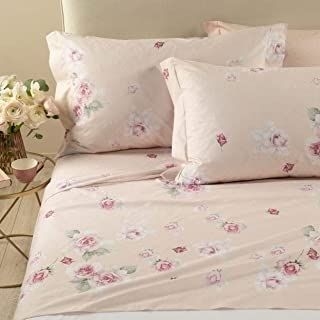 Caleffi Rosa Juliet Completo Lenzuola, Cotone , Cipria, Matrimoniale ...